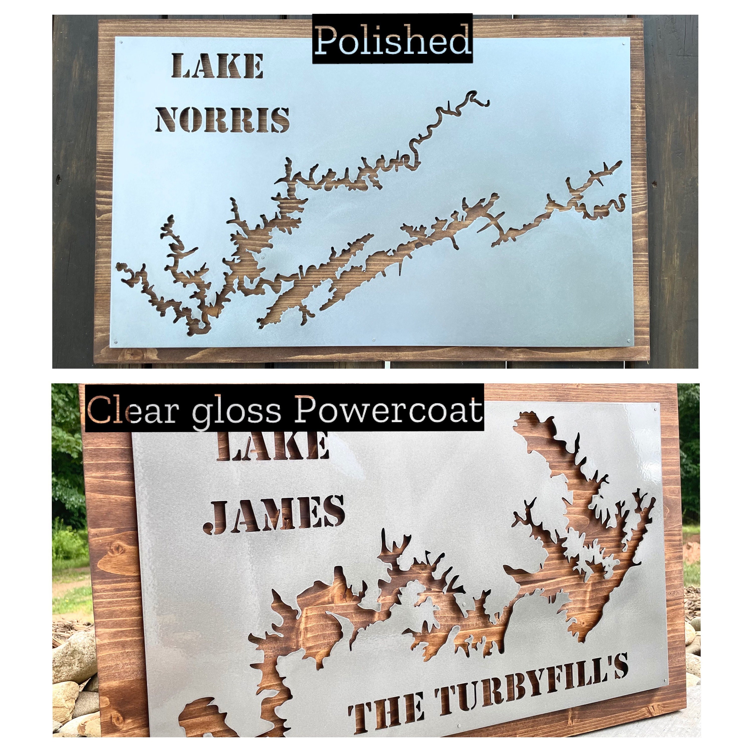 Lake James Sign - Lake Sign - Lake James NC Sign - Metal Lake Sign ...