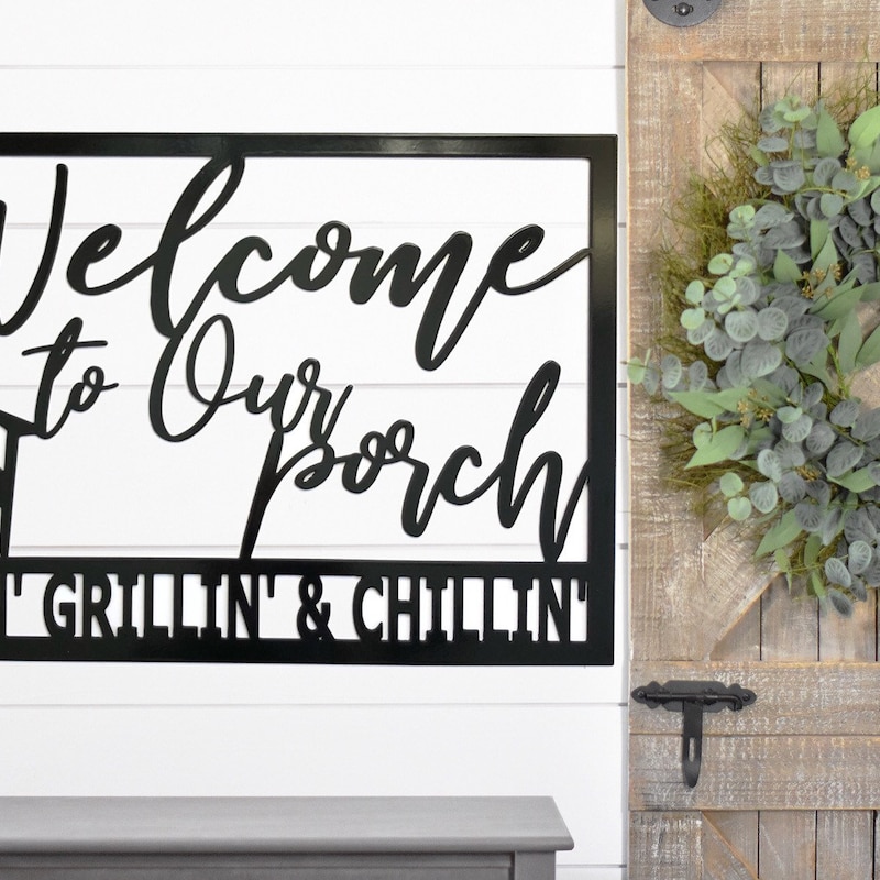 Custom Porch Sign - Etsy