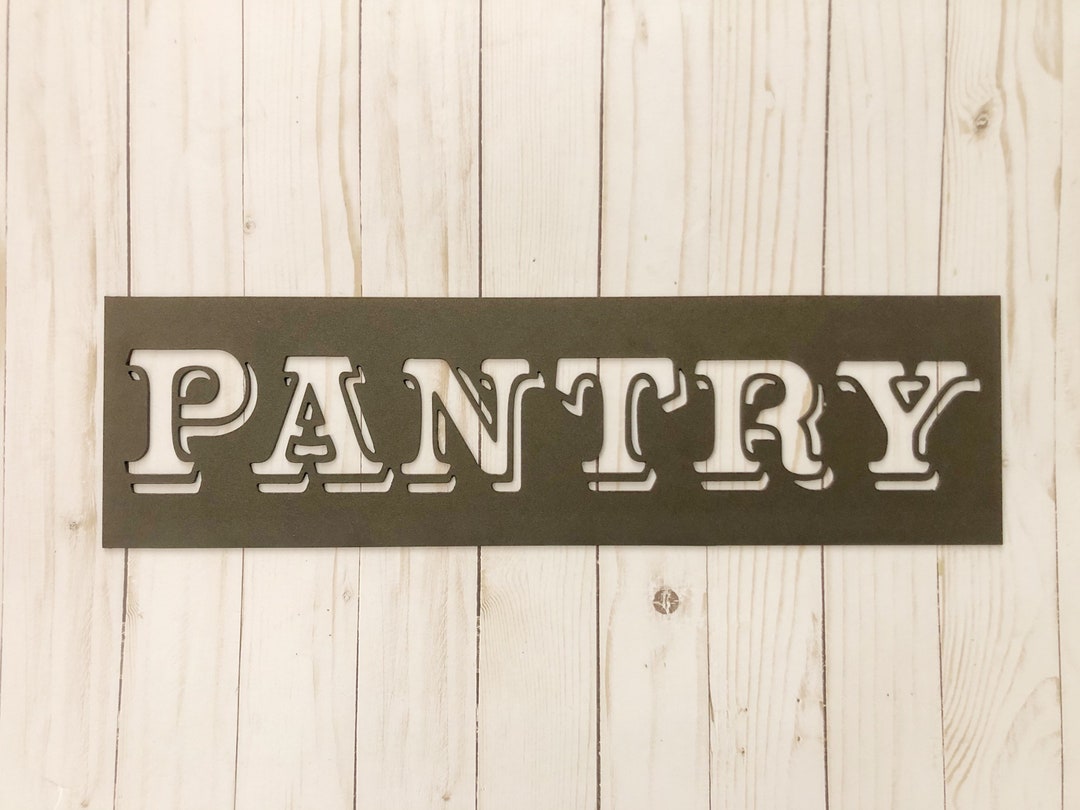 Pantry Sign Farmhouse Sign Metal Pantry Sign Metal Farmhouse Sign Metal ...