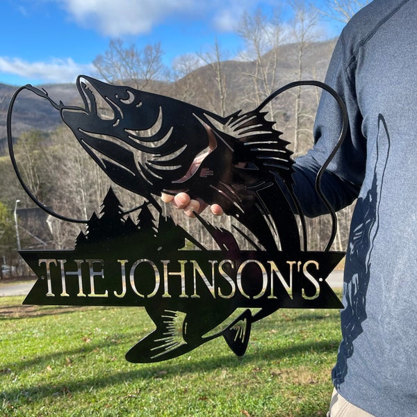 Walleye Metal Sign - Etsy