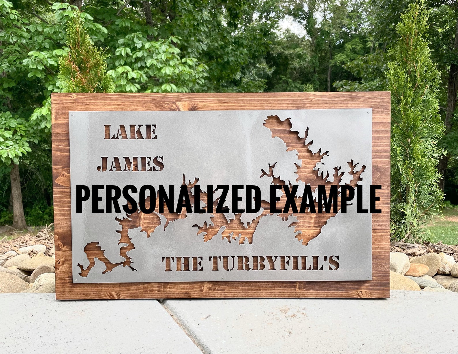 Lake Keowee Sign - Lake Sign - Keowee Sign - Metal Lake Sign - Lake ...