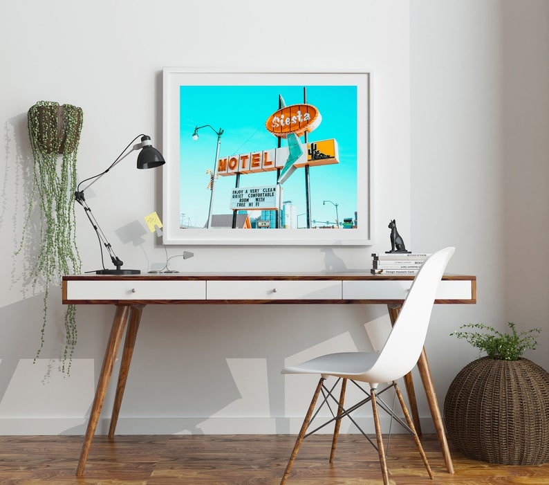 Vintage Sign Motel Sign Neon Sign Art Wall Decor Vintage - Etsy