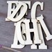 Laser Cut Letters Alphabet Numbers - Etsy