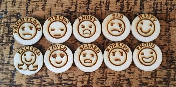 Set of Feelings Tokens | Etsy
