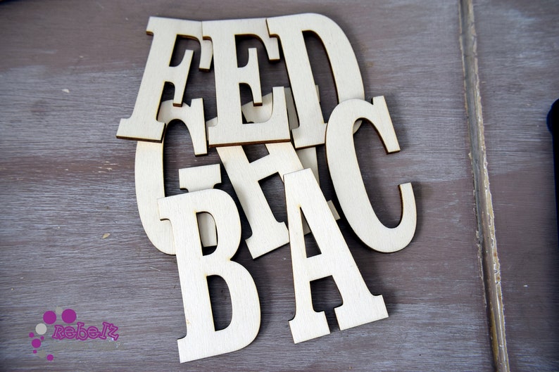 Laser Cut Letters Alphabet numbers | Etsy