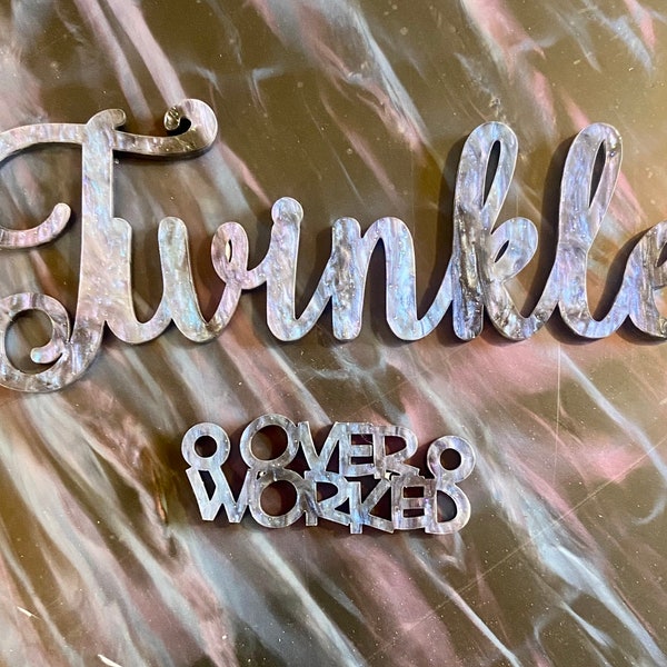 Acrylic Words - Etsy