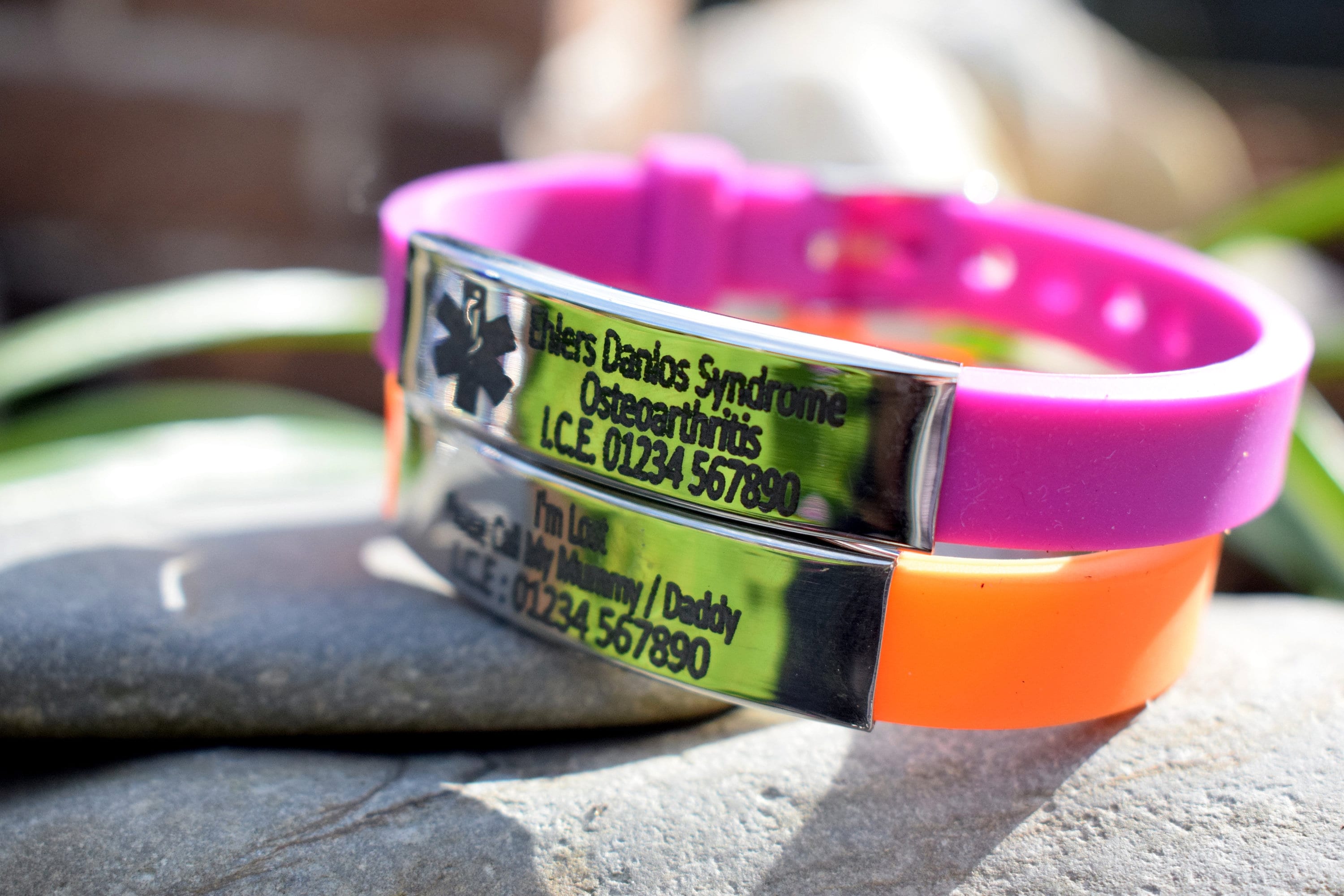 Laser Engraved Personalised Silicone Adjustable Bracelet - Etsy