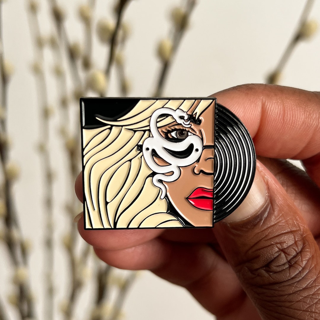 Cowboy Carter Vinyl Enamel Pin: Pop Music Record Cover Art - Etsy
