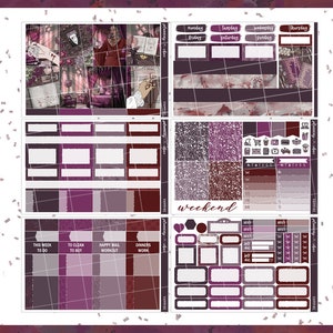 Vampire / Weekly Kit / Printable Planner Stickers / Erincondren / Aura ...