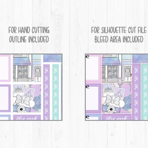 Vampire / Weekly Kit / Printable Planner Stickers / Erincondren / Aura ...