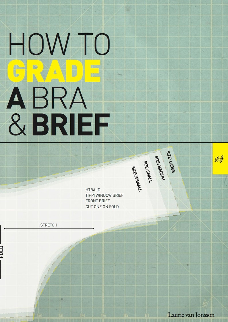 How to Grade a Bra and Brief - Etsy