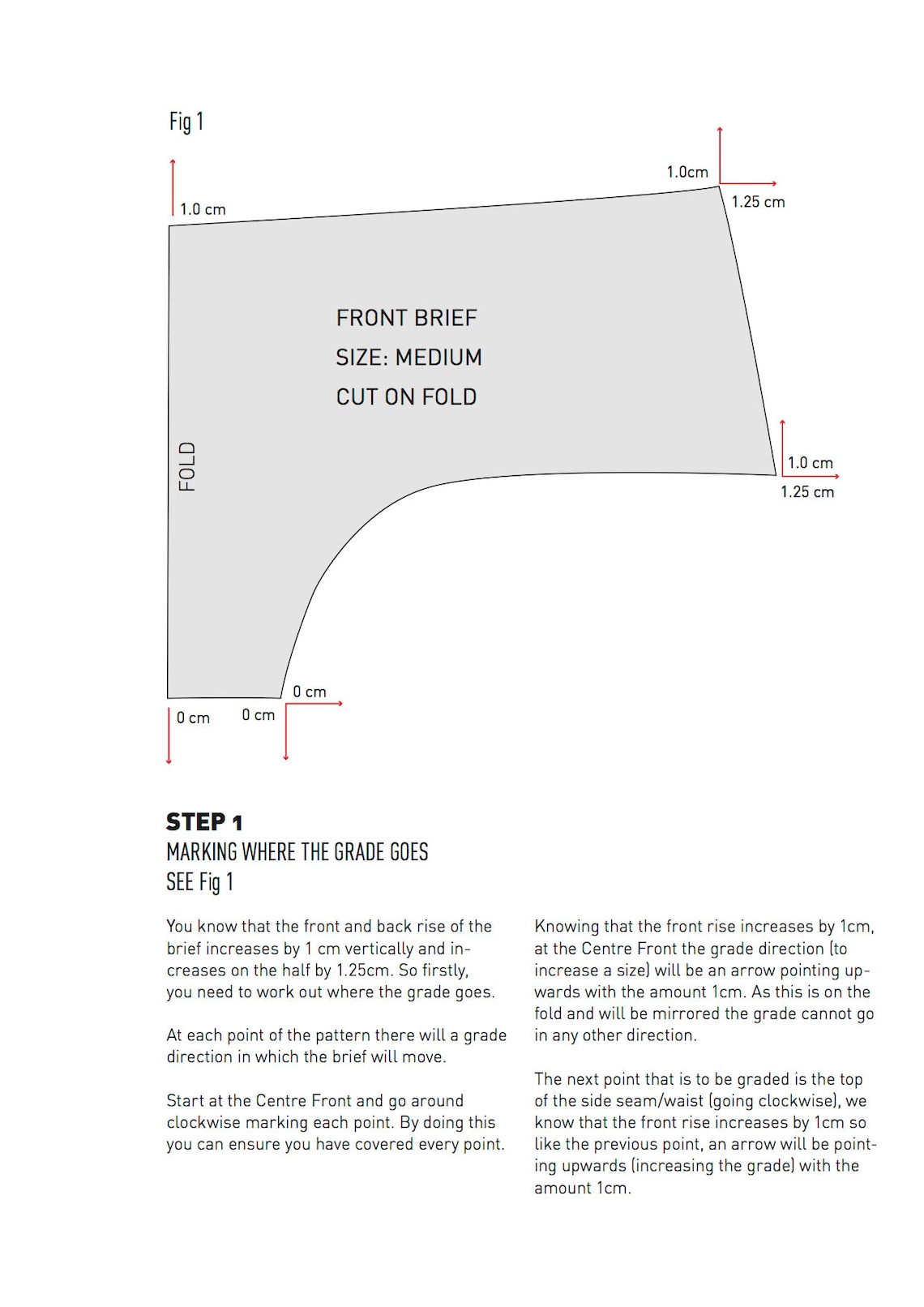How to Grade a Bra and Brief - Etsy
