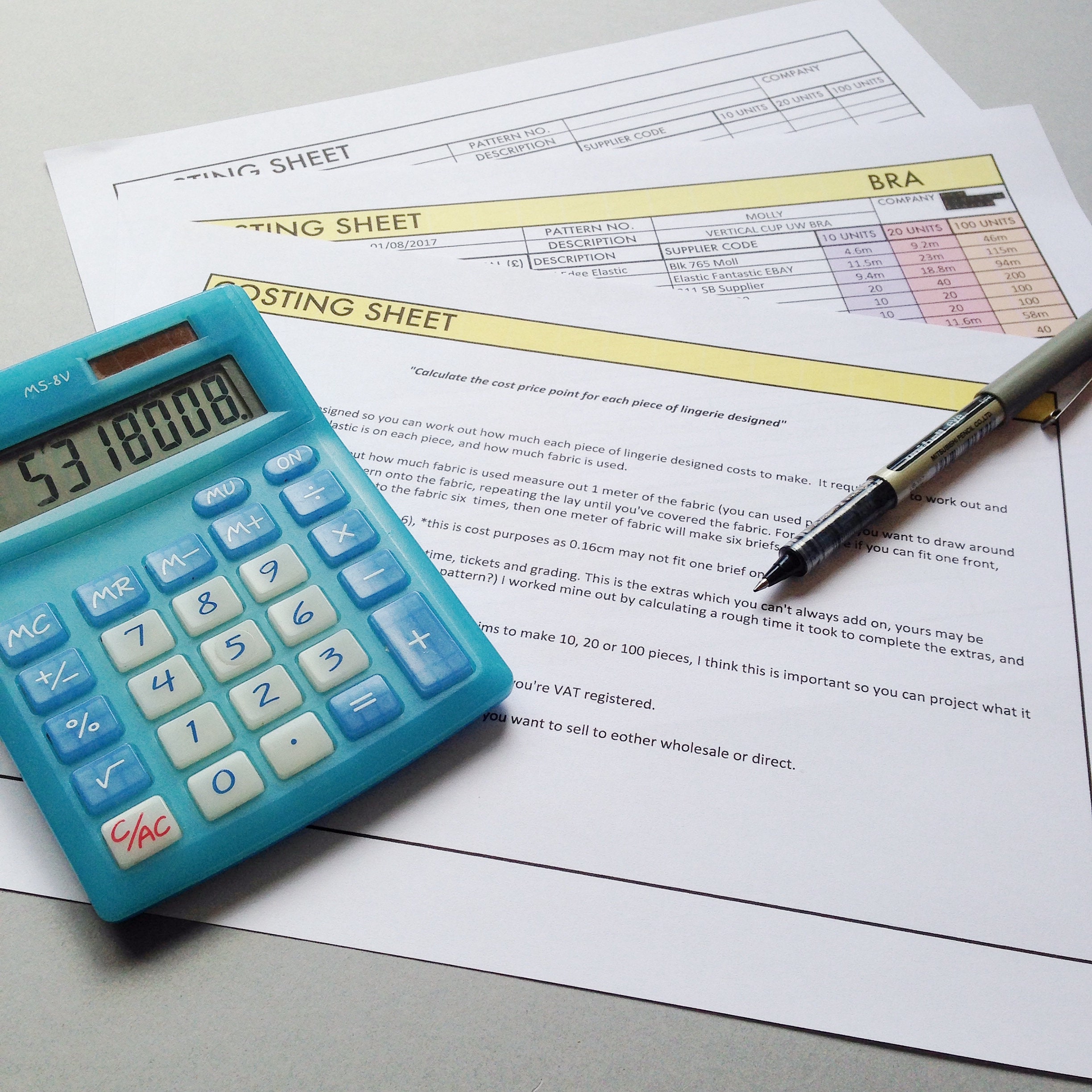 Design Sheet Template Book - Etsy