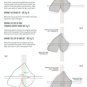 How to Grade a Bra and Brief - Etsy