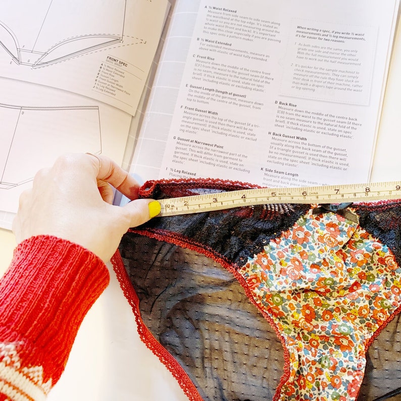 How to Spec a Bra and a Brief - Etsy