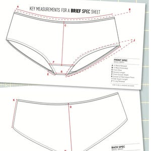 How to Spec a Bra and Brief E-book - Etsy