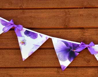 Purple pennant | Etsy