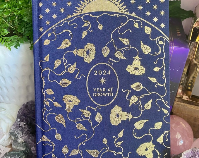 2024 YEAR OF GROWTH - Gold Foil Diary Gift for Friend - Etsy