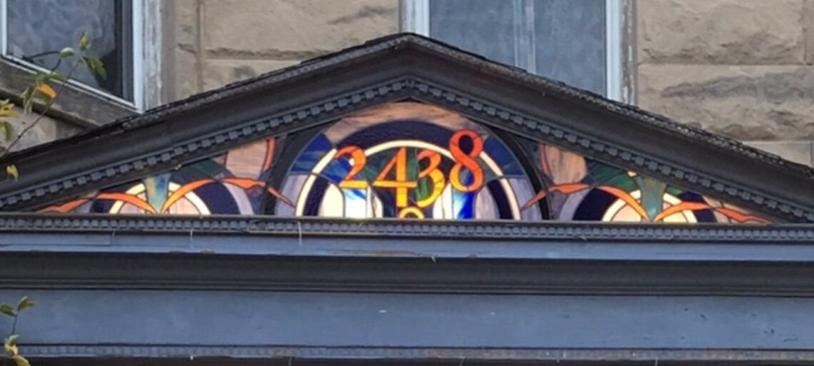 Stained Glass Address - Etsy