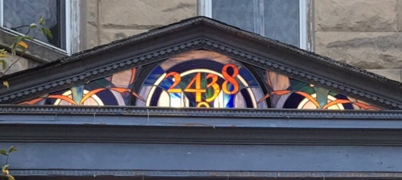 Stained Glass Address - Etsy