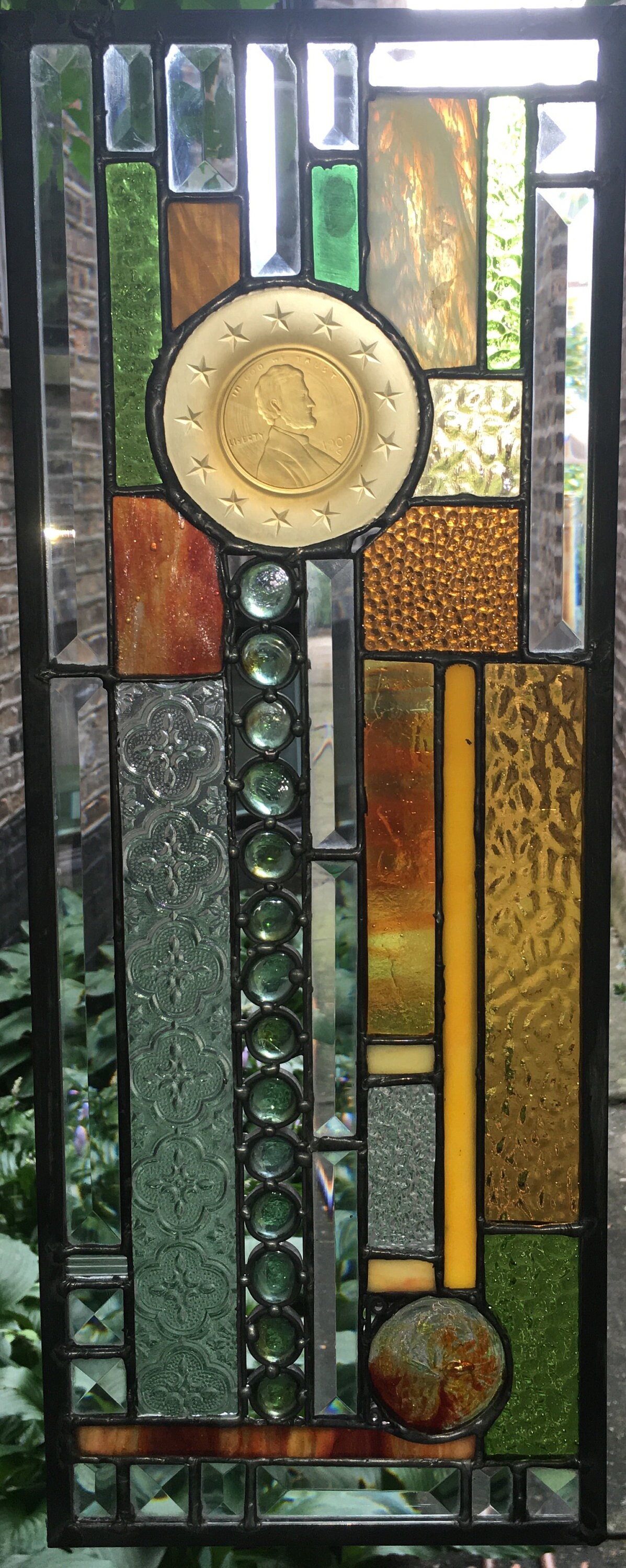 Unique Stained Glass Window Suncatcher Panel Custom Order - Etsy