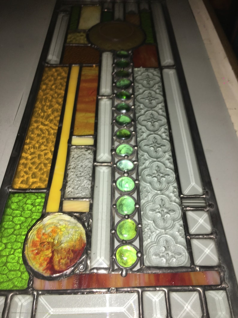 Unique Stained Glass Window Suncatcher Panel Custom Order - Etsy