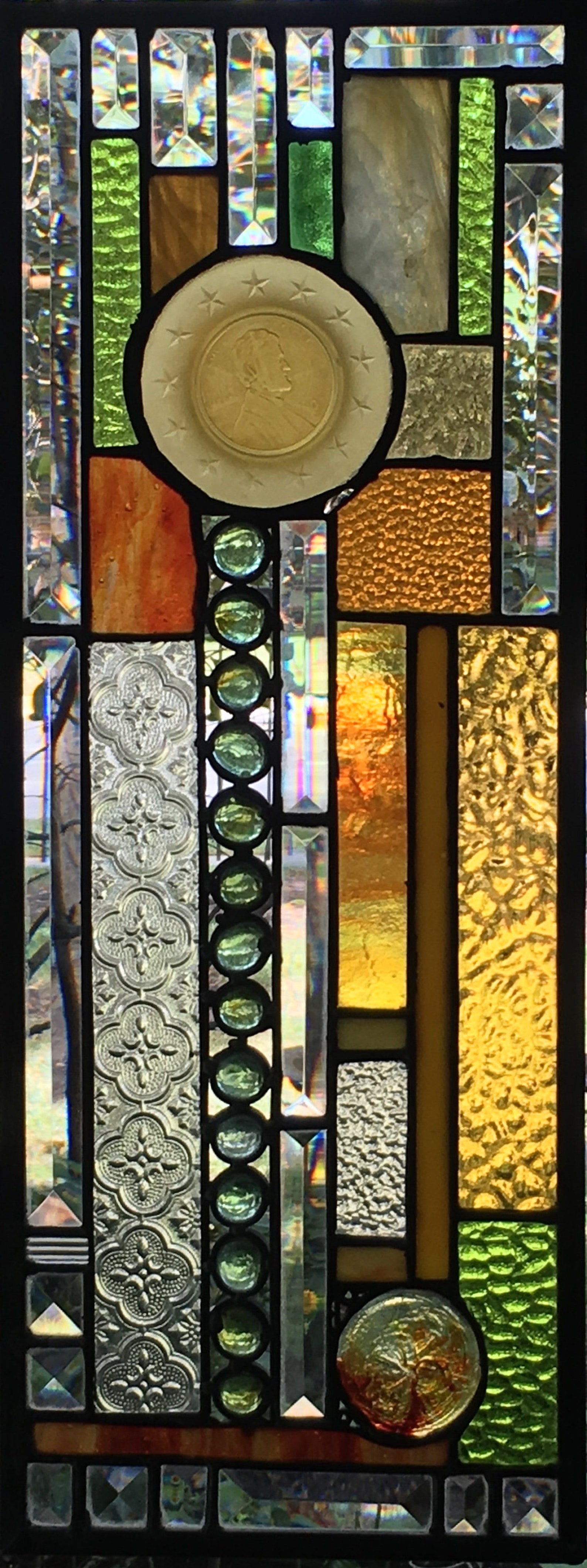 Unique Stained Glass Window Suncatcher Panel Custom Order - Etsy