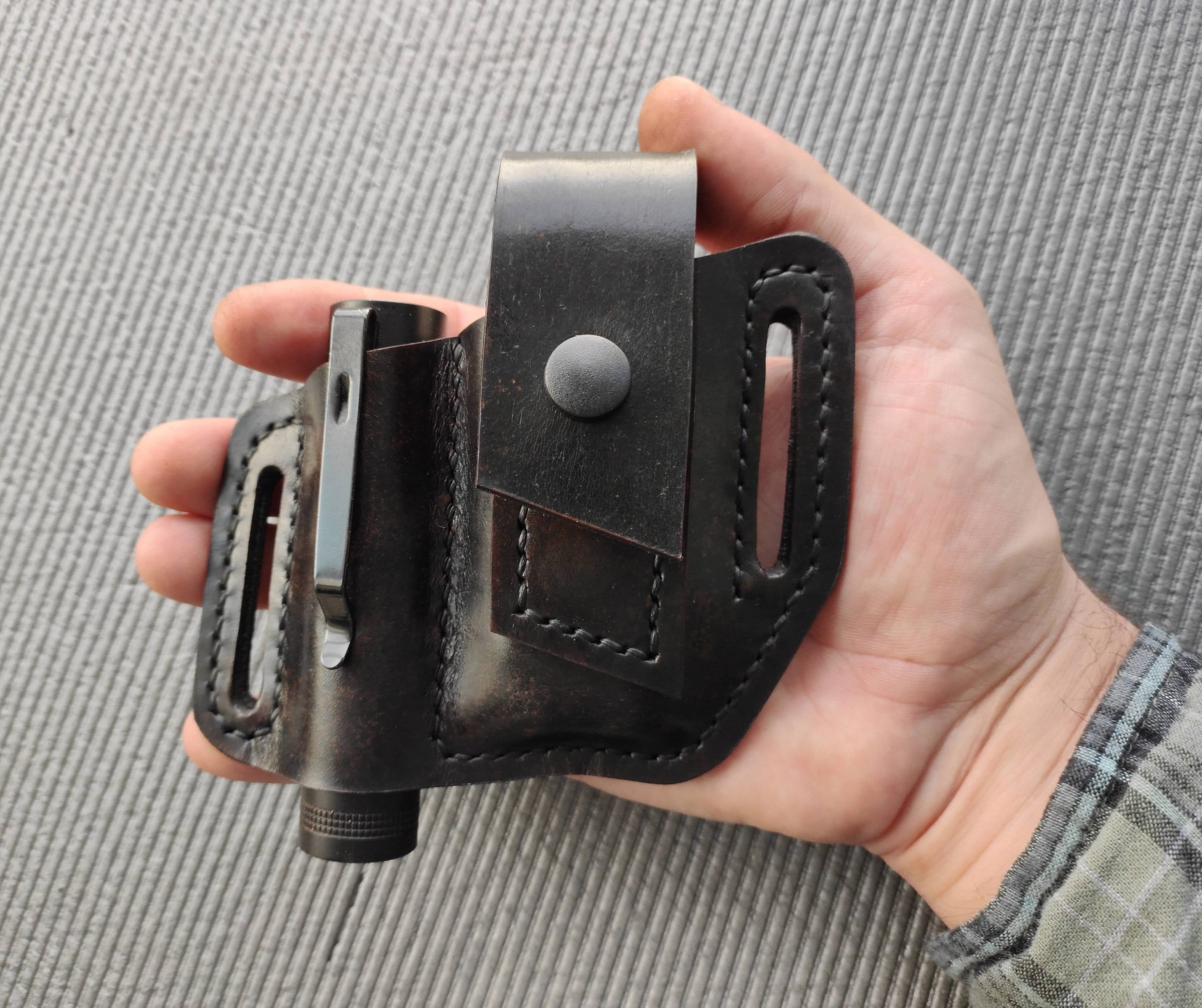 Pouch for Leatherman Multitool Flashlight. Leather Sheath. | Etsy