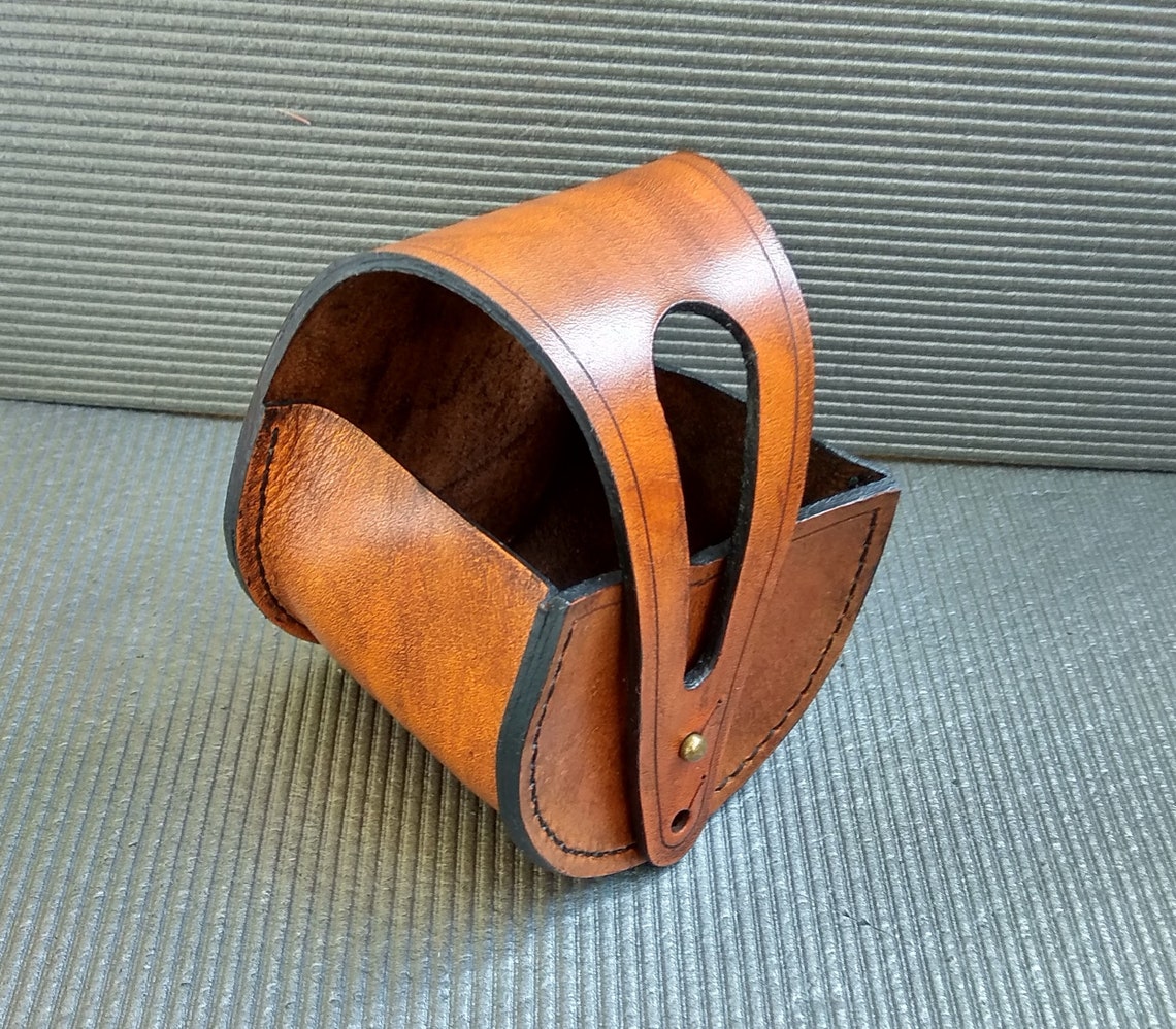 Custom Handmade Leather Case for Fishing Reel | Etsy