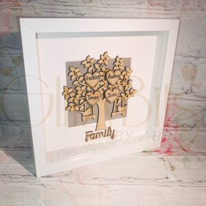 Small Wooden Family Tree Frame - Etsy
