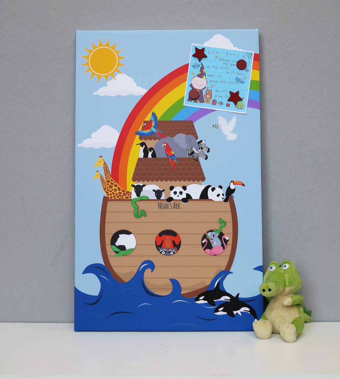 Noah's Ark Magnetic Noticeboard - Etsy