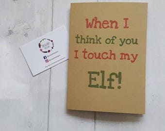 I touch my elf | Etsy