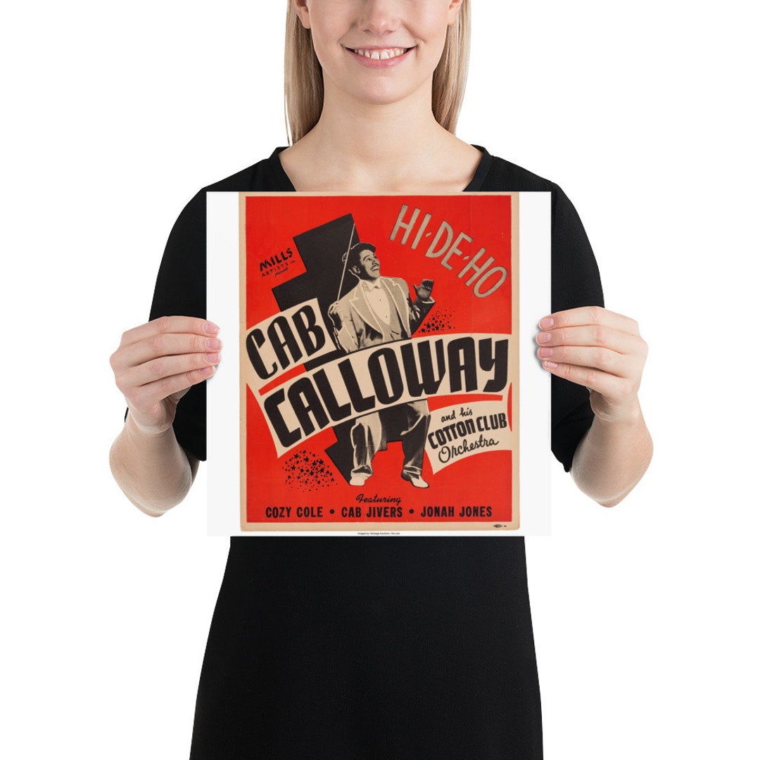 Cab Calloway 1939 Concert Poster 12x12" - Etsy