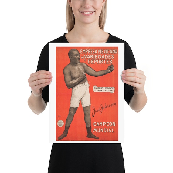 Jack Johnson Boxer Poster