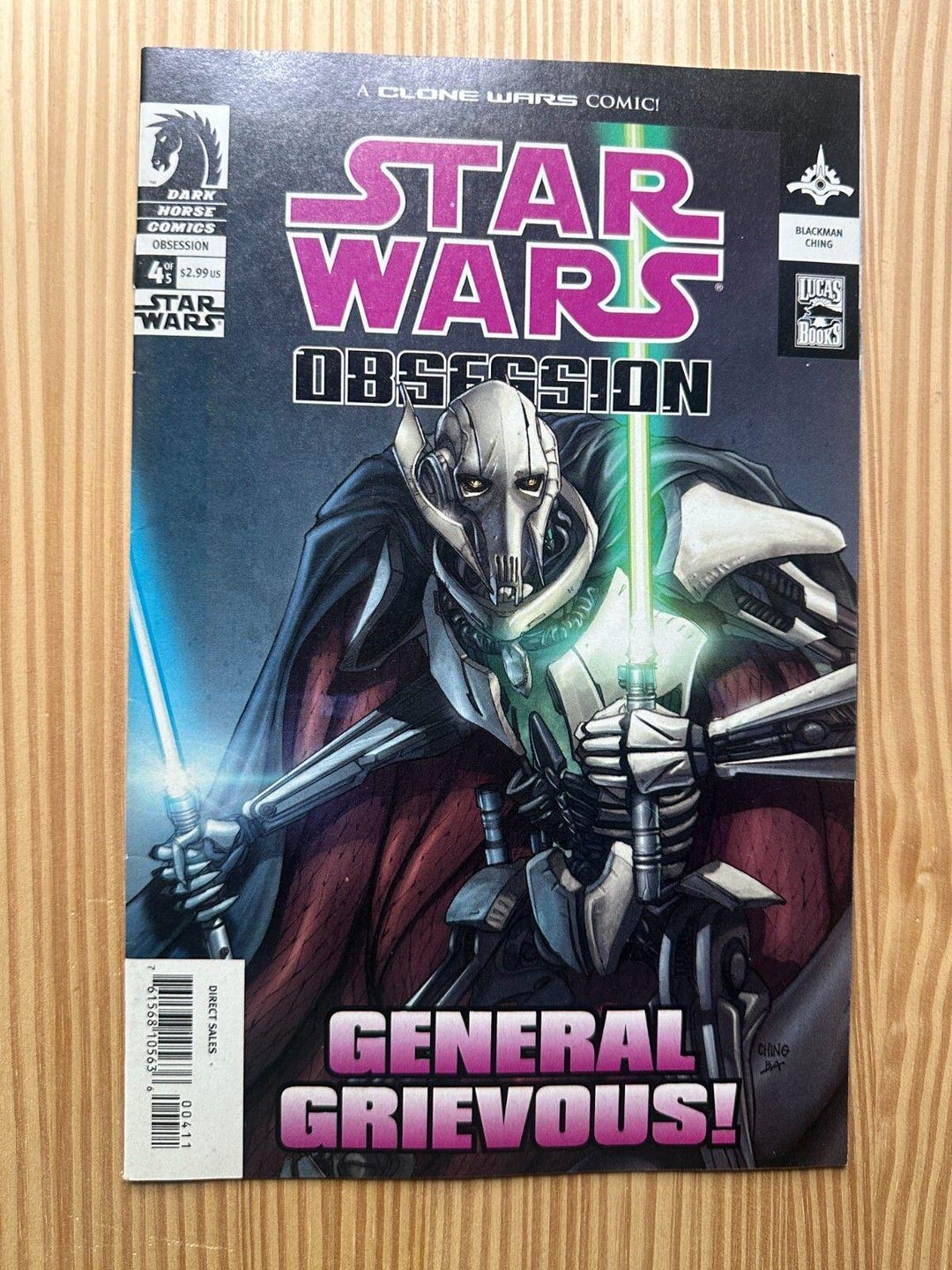 Star Wars Obsession #4 Comic General Grievous - Etsy