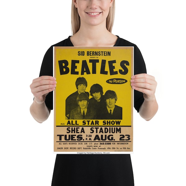 Beatles Shea Stadium - Etsy