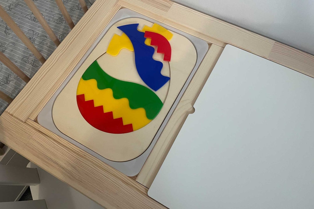 Flisat, Easter Egg, Jigsaw Insert, Ikea Table Inserts, Coloured Puzzle ...