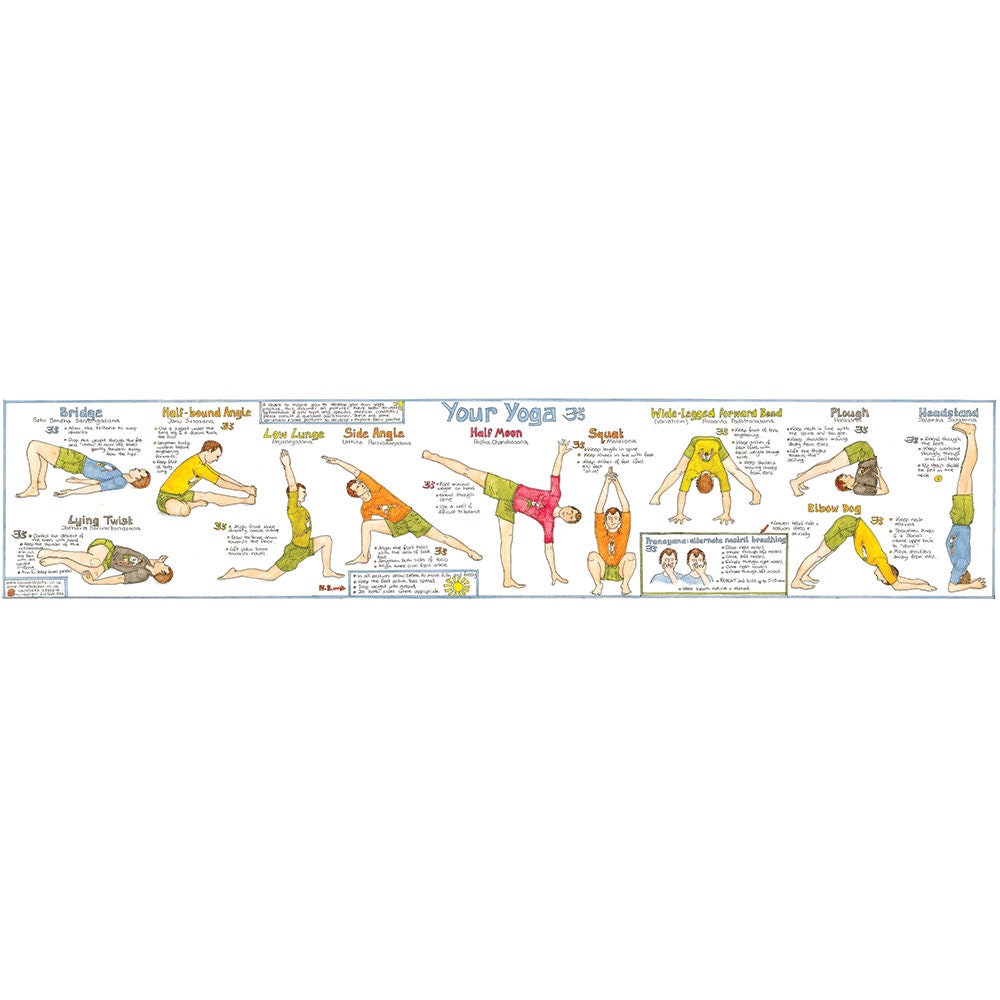 Your Yoga Chart by Liz Cook Charts - Etsy