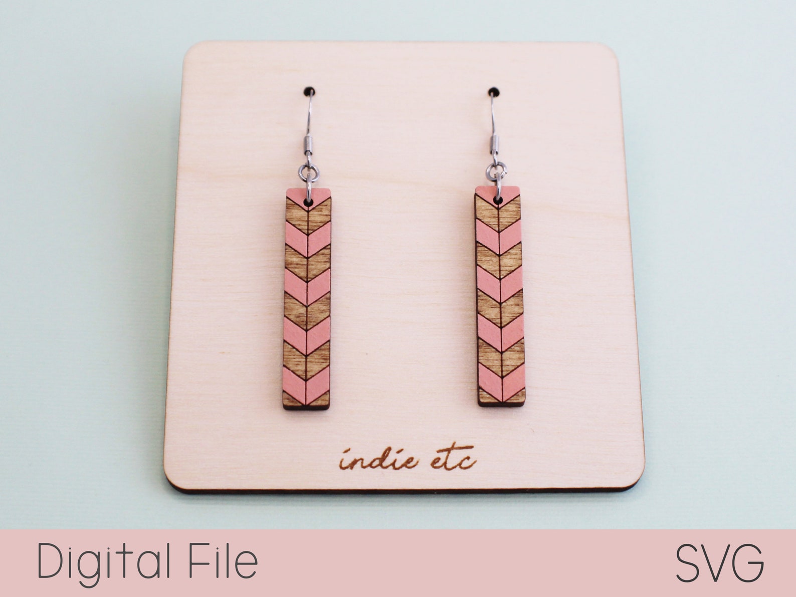 Rectangle Tribal Earring SVG Digital File dangle Laser Cut - Etsy