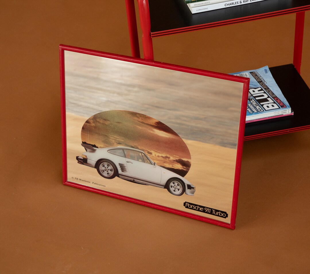 Red 80s Porsche 911 Mirror Based on 1970s Model - Etsy