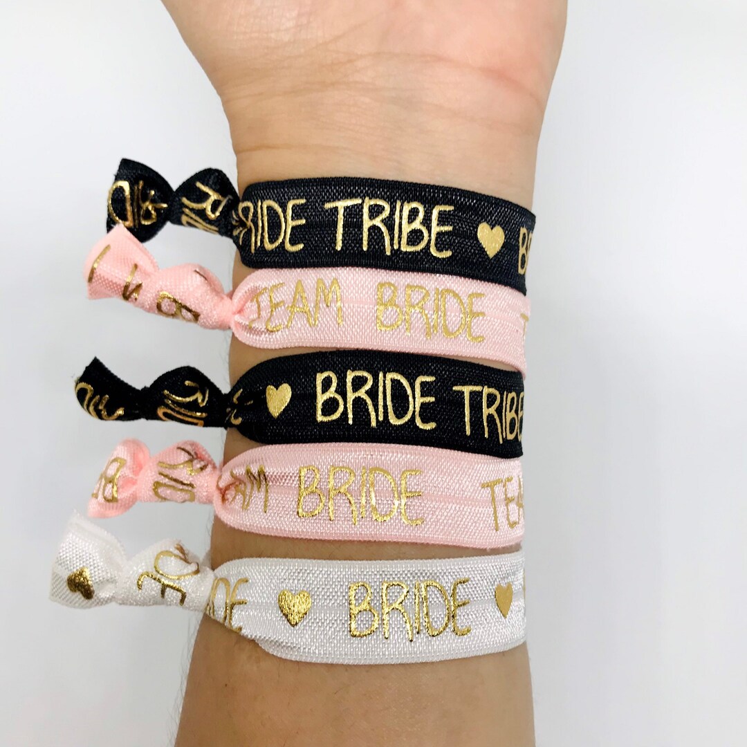 Team Bride Wristbands, Bride Tribe Wristband, Hen Party Wristbands ...