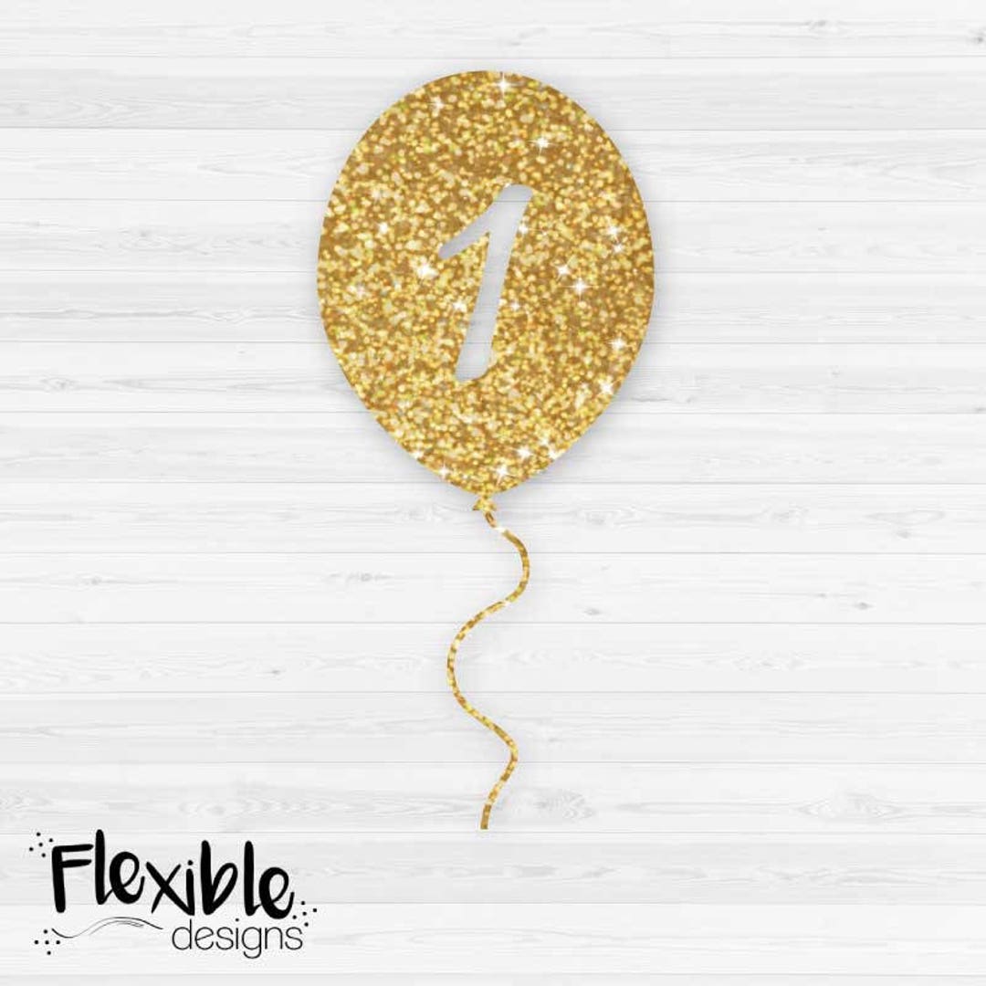 Birthday Balloon With Number Iron-on Transfer Heat Transfer - Etsy