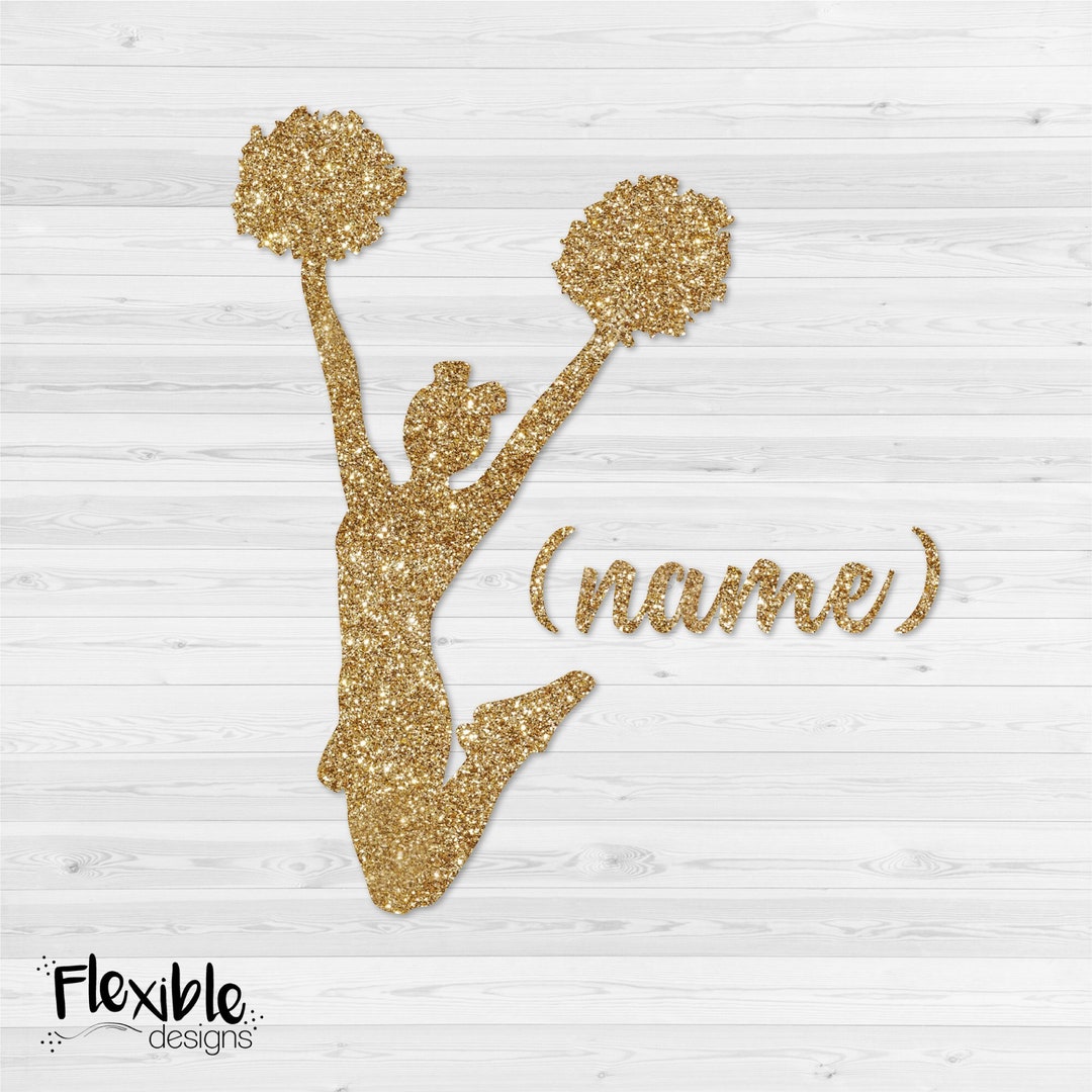 Personalized Cheerleader Iron-on Transfer Heat Transfer Vinyl Iron on ...