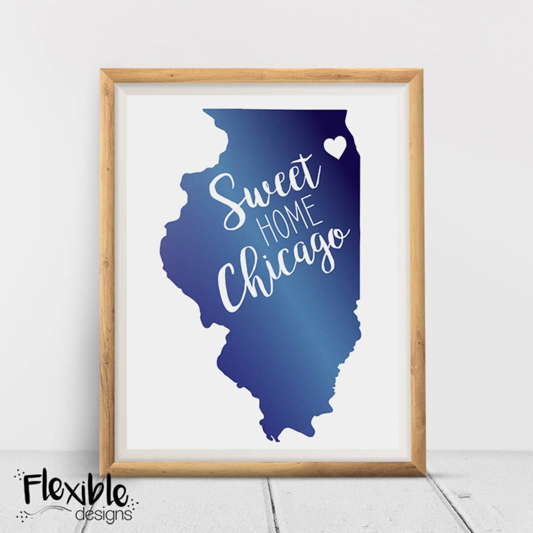 Sweet Home Chicago Printable, Instant Digital Download, 8.5x11 and ...