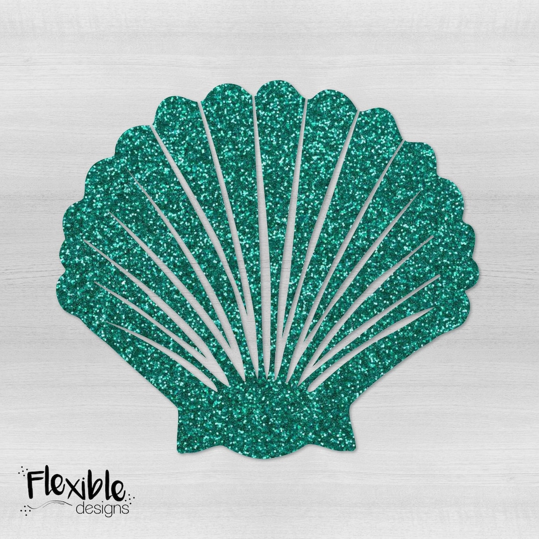 Seashell Iron-on Transfer Heat Transfer Vinyl Decal, Scallop Shell ...