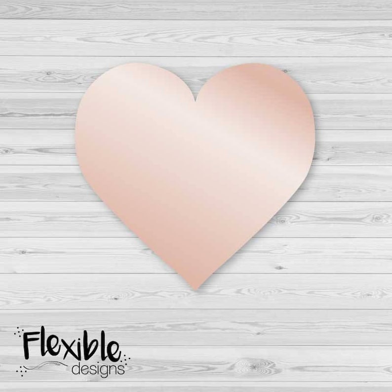 Heart Iron-on Transfer Heat Transfer Vinyl Decal | Etsy