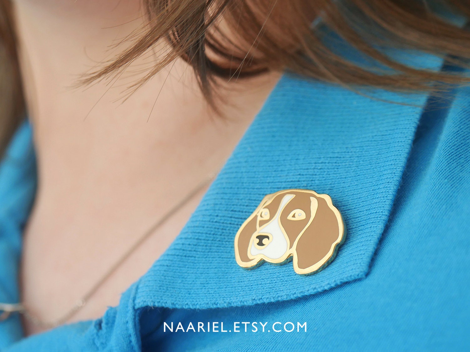 Beagle Hard Enamel Pin Cute Good Dog Badge Metal Pet | Etsy