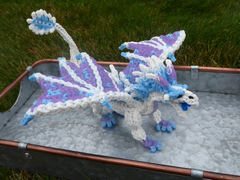 Rainbow Loom Winter/icewing From Wings of Fire With Color Changing ...