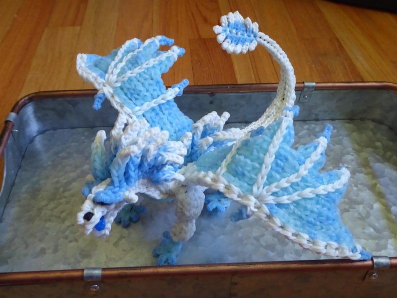Rainbow Loom Winter/icewing From Wings of Fire With Color - Etsy