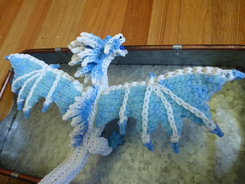 Rainbow Loom Winter/icewing From Wings of Fire With Color - Etsy